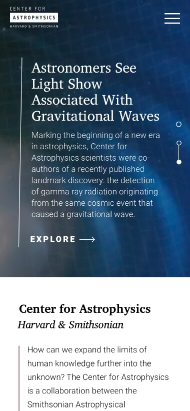 Center for Astrophysics | Harvard & Smithsonian - idfive Agency
